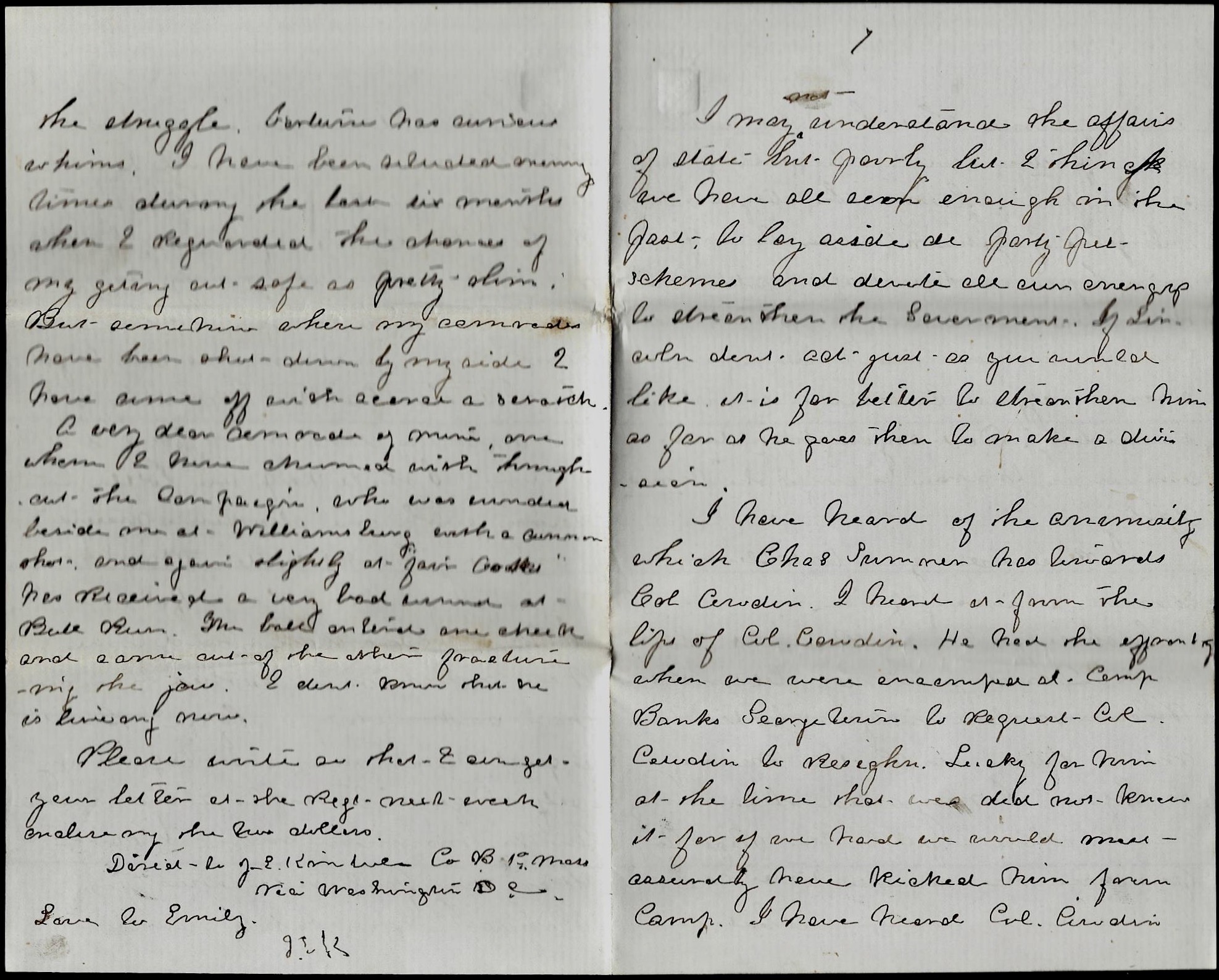 1862: Joseph Edward Kimball to John Calvin Kimball | Spared & Shared 20